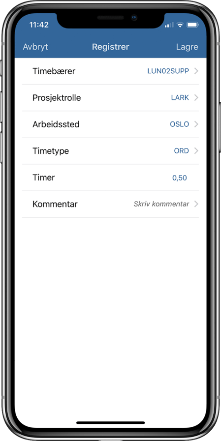 iCORE Hours App - Norsk brukerveiledning (iOS)